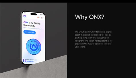 ONX Community Token Branding UI UX Design Behance