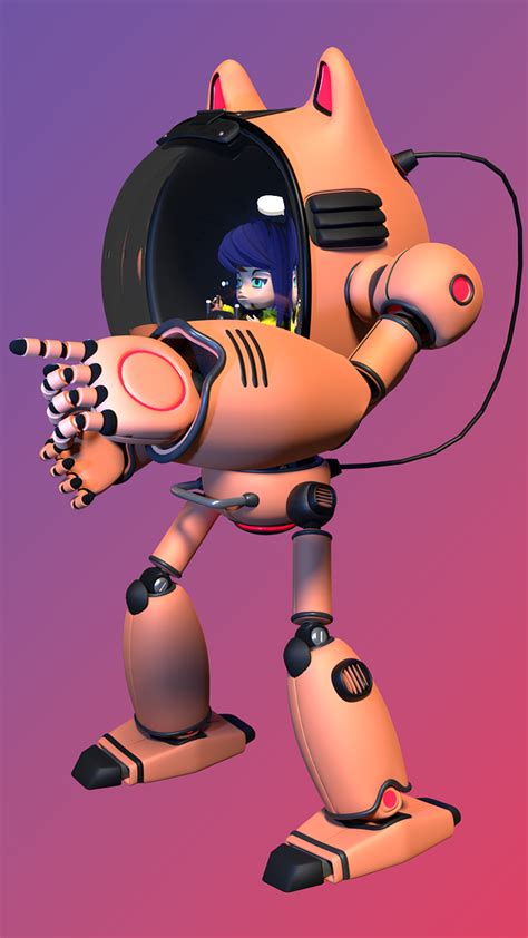 First Attempt To Create A Robot Finished Projects Blender Artists Community