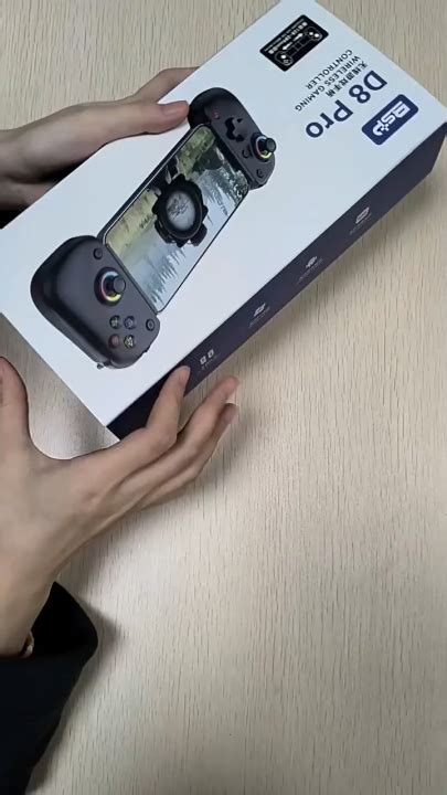 BSP D8 Pro Wireless Stretchable Dual Vibration Motor RGB Controller For Android IOS Smartphone