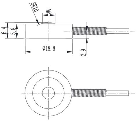 Cmr214 Miniature Compression Load Cell Ultraforce Measurement And