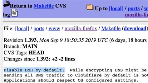 Openbsd Deaktiviert Dns Over In Firefox Heise Online