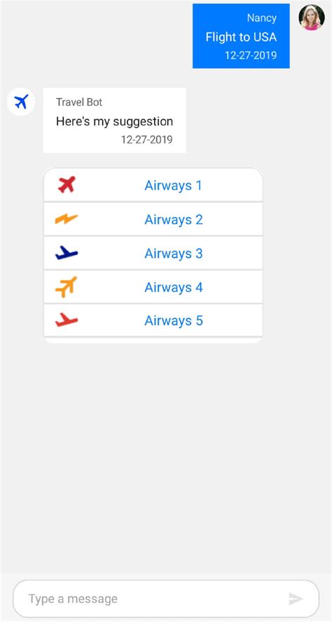 Suggestions In Xamarin Chat Control Syncfusion