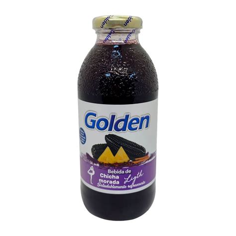 Bebida De Chicha Morada Light Golden Botella 485ml Metrope