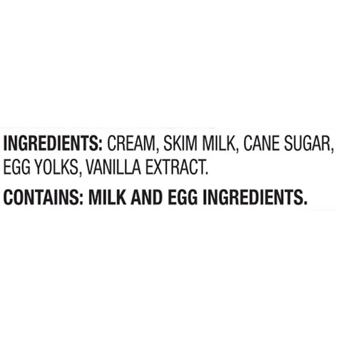 Haagen Dazs Ice Cream Vanilla Ingredients