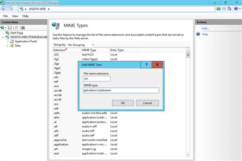 How To Enable On Iis To Allow Downloading Of Iso Files