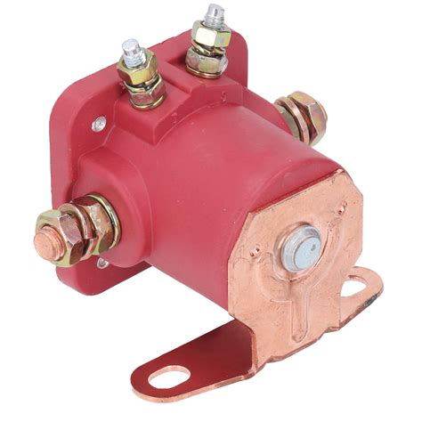 Eseeaier 4 Terminal Magnetic Switch Relay Starter Relay Replacement For Automotive Motorcycle