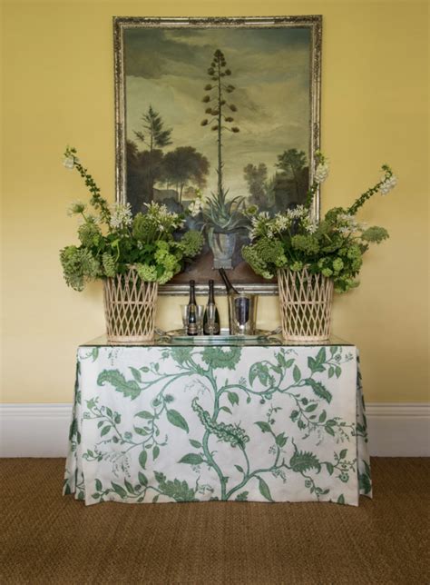 Skirted Console Table