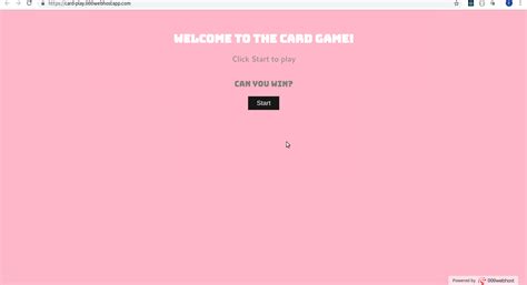 GitHub Anamusna React Card Game Player Card Game