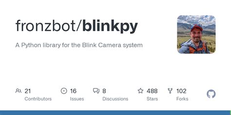 Github Fronzbot Blinkpy A Python Library For The Blink Camera System