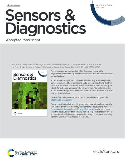 Pdf A Fluorescence Turn On” Probe For Respective Ratiometric Detection Of Hypochlorite And