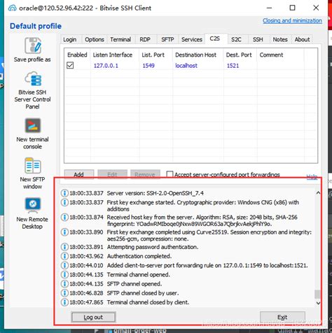 利用ssh代理访问远程linux服务器上的服务（例如数据库）bvsshclient Inst叫什么 Csdn博客