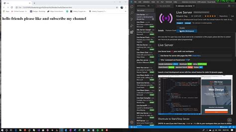 How To Setup Liveserver In Vscode Full Tutorial Explained Youtube