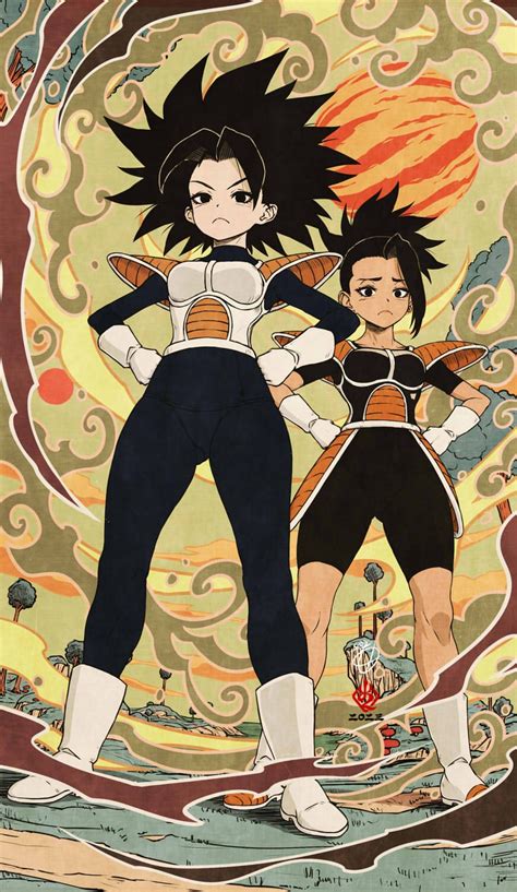 Caulifla And Kale Dragon Ball And More Drawn By Kanchiyo Danbooru