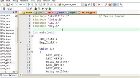 stm32入门教程 2023版【3 4】按键控制制led stm32面包板怎么连线 csdn博客