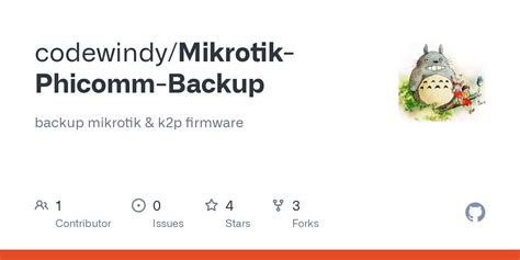GitHub Codewindy Mikrotik Phicomm Backup Backup Mikrotik K P Firmware
