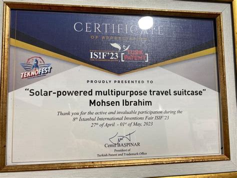 Mohsen Ibrahim On Linkedin From The International Inventors Exhibition Last Year