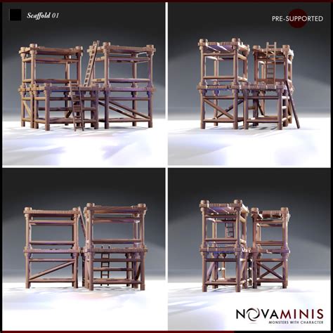 3d Printable Scaffold 01 Modular By Novaminis