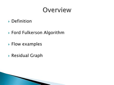 Minimum Cost Maximum Flow Ppt