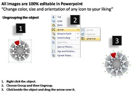 Powerpoint Process Strategy Pie Chart With Arrows Ppt Themes