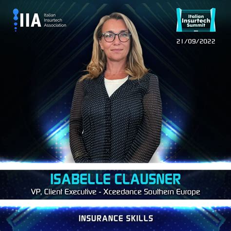 Isabelle Clausner Auf Linkedin Raisethebar Iia Iis2022 Raisethebar Insurtech Xceedance