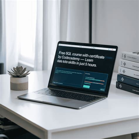 Free Sql Course With Certificate By Codecademy Learn Data Skills In