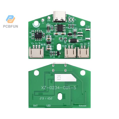 Pcbfun บอร์ดวงจรชาร์จ Usb Type C หรี่แสงได้ 37v 1 5 ชิ้น Shopee Thailand