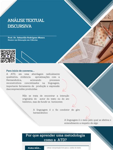 Análise Textual Discursiva Prático Pdf Hermenêutica Pensamento