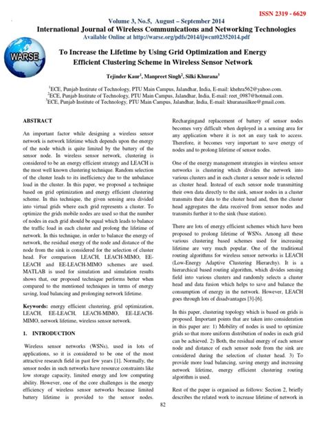 To Increase The Lifetime By Using Grid Optimization And Energy