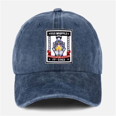 Uss Whipple Ff 1062 Frigate Ship Embroidered Washed Hat Hasoro Store