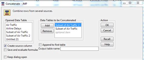 Solved Analyzing Two Files Together Jmp User Community
