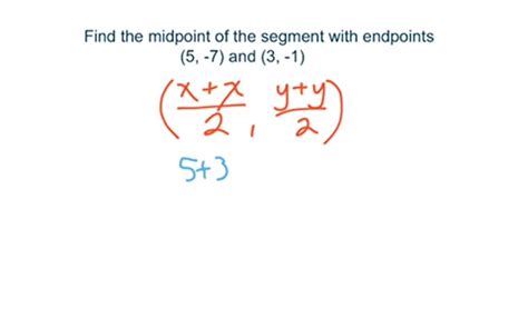 SOLVED Find The Midpoint Of The Line Segment With Endpoints Having The Given Coordinates