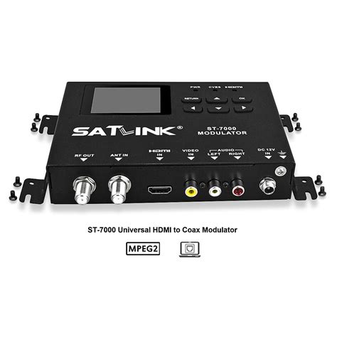Satlink St 7000 Hdmi To Rf Digital Modulator Encoder Delivers 1080p Hdmi Video To Tvs As Hd Atsc