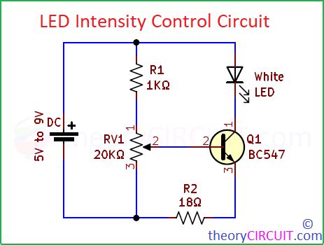 LED Intensity Control Circuit