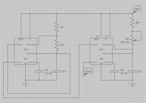 Solved The Circuit Shown Below Uses Two 555 Timers To Create