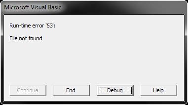 Vb6 Error 53 When Checking If File Exists Stack Overflow