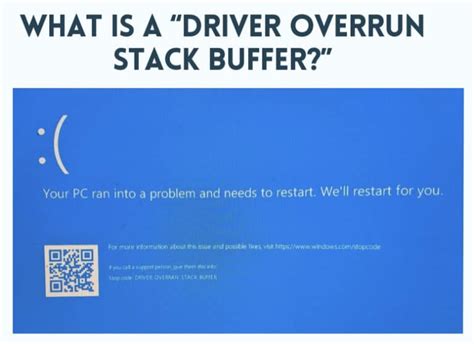 How To Fix Driver Overran Stack Buffer Techcolleague