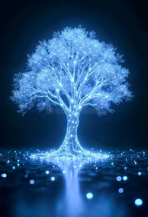 A Futuristic Visualization Of Ai And Data Networks Stock Image Image Of Holographic