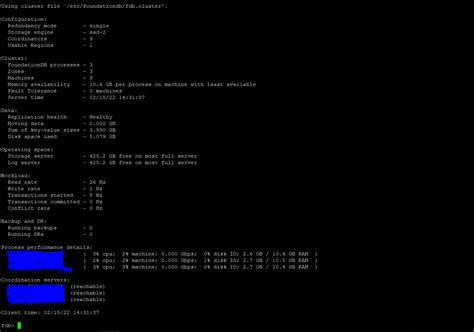 can t clear database delete all data using foundationdb foundationdb