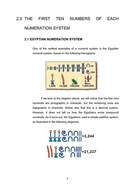 numeration system docx