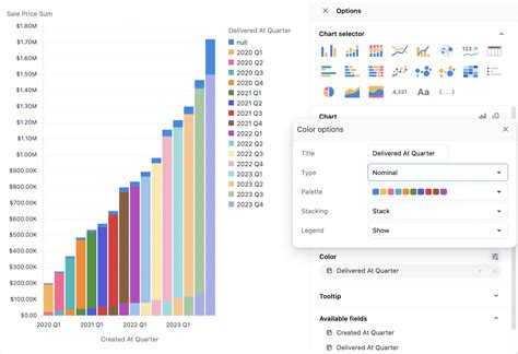 chart color configuration omni analytics documentation