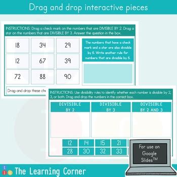 Factors And Multiples Prime And Composite Numbers Divisibility Rules Activity