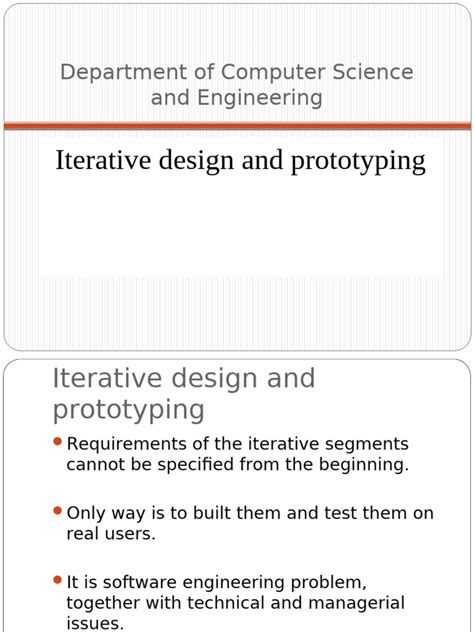 Iterative Design And Prototyping Pdf Software Prototyping Prototype