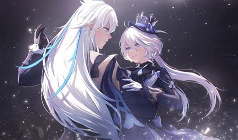 Furina And Neuvillette Genshin Impact Drawn By Yennyu Danbooru