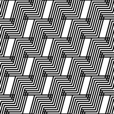 Geometric Lines Seamless Pattern Background Vector Abstract Shape