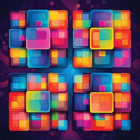 Premium Ai Image Square Pattern Premium Ai Image Square Pattern