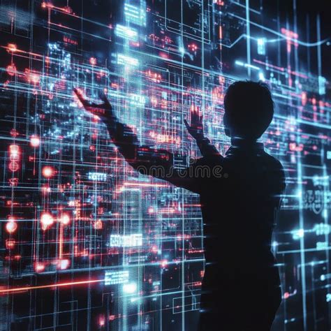 Data Protection Strategies In Technology Digital Landscape Interactive Content Futuristic