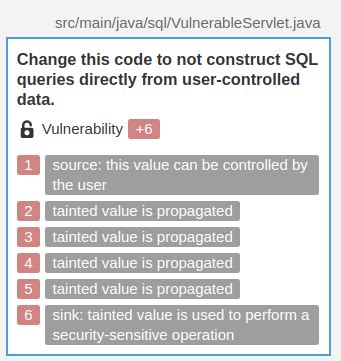 More Context On The Steps Reported On Taint Vulnerability Issues Sonar Updates Sonar Community