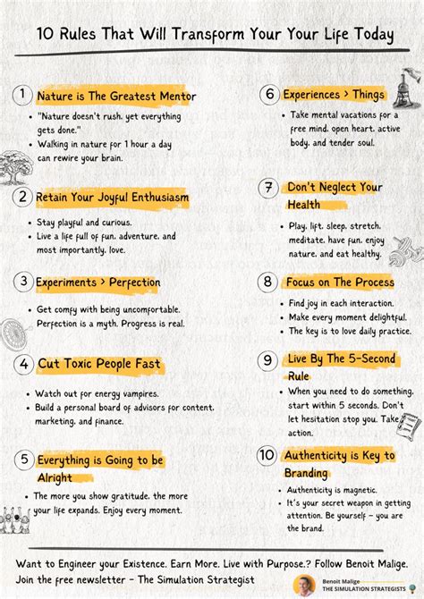 10 Rules For Life Today Benoit Malige Posted On The Topic Linkedin