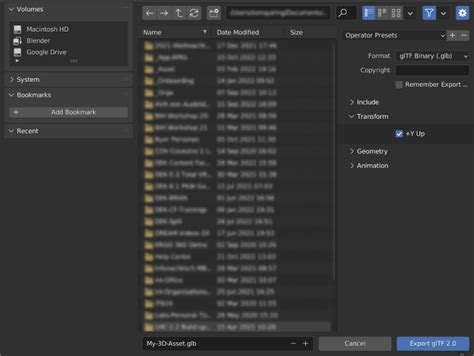 Export 3d Models As Gltf Glb