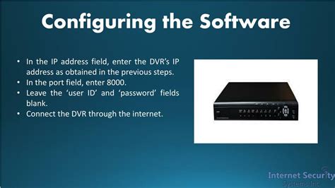 PPT How To Configure A DVR To Work With Your LAN Network PowerPoint Presentation ID